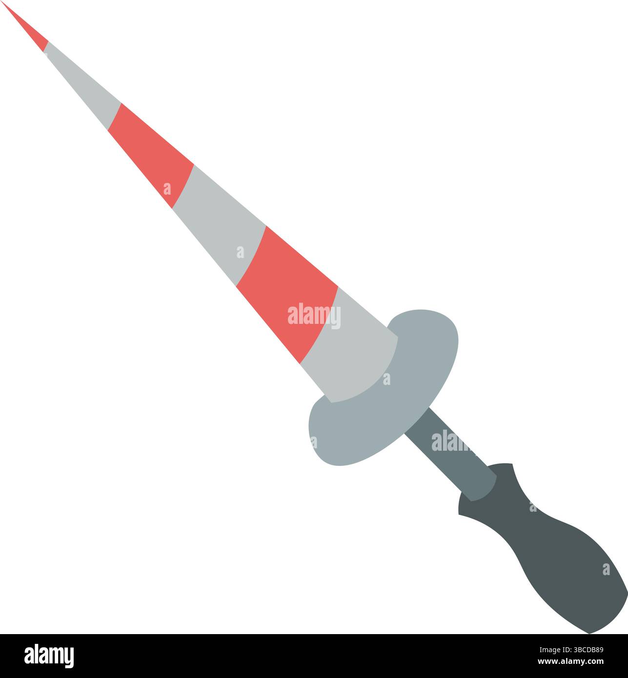 Colored medieval lance weapon icon Vector illustration Stock Vector ...