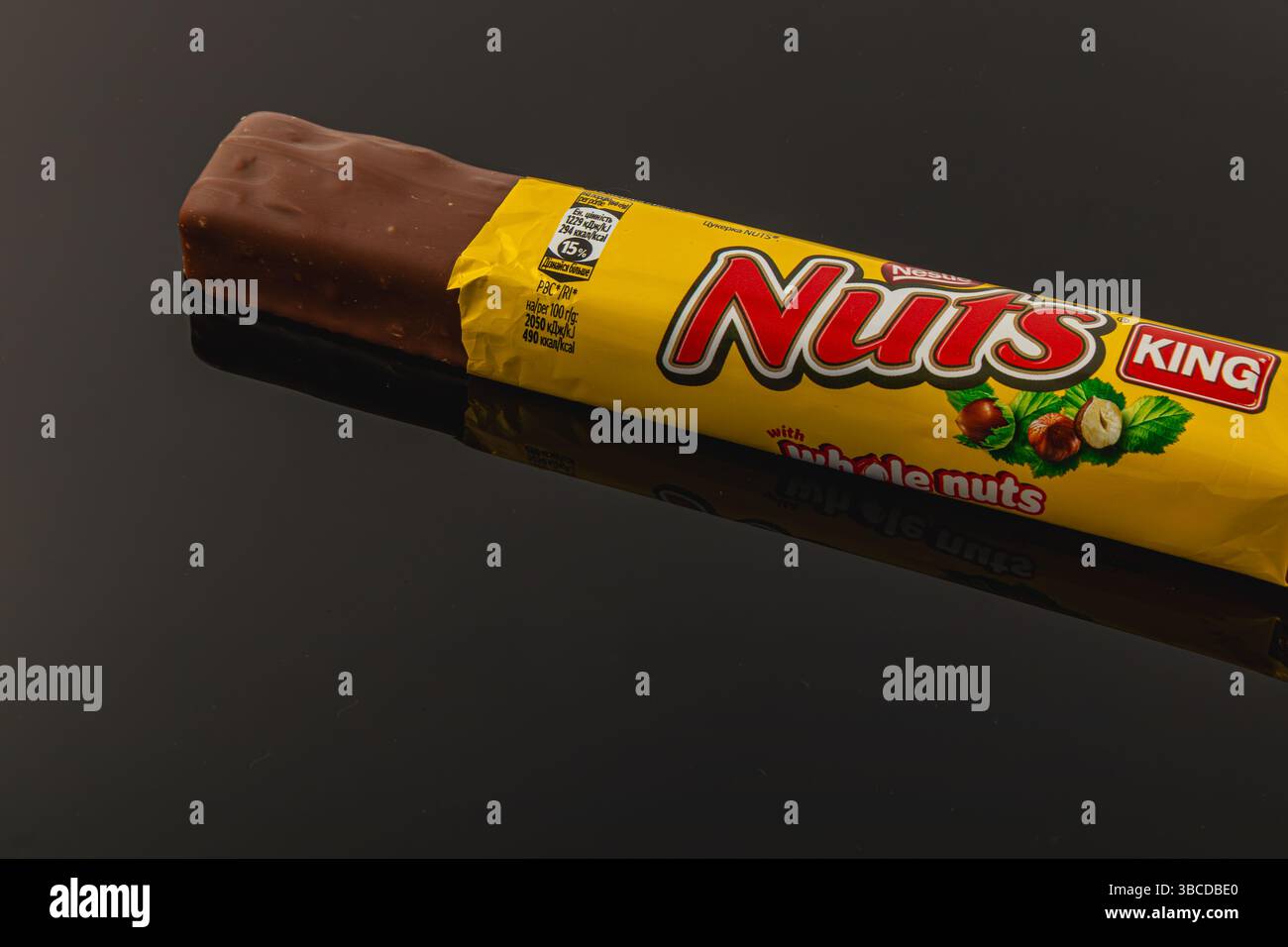 Sweet dessert features chocolate coating hi-res stock photography and ...