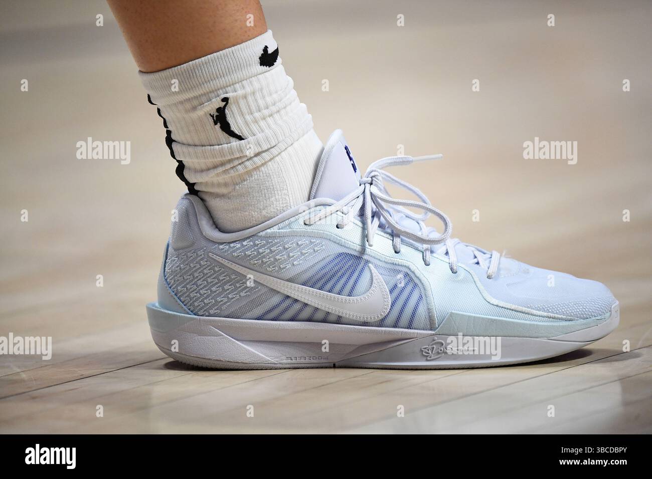 UNCASVILLE, CT - MAY 18: A detail view of a Nike Sabrina 2 basketball ...