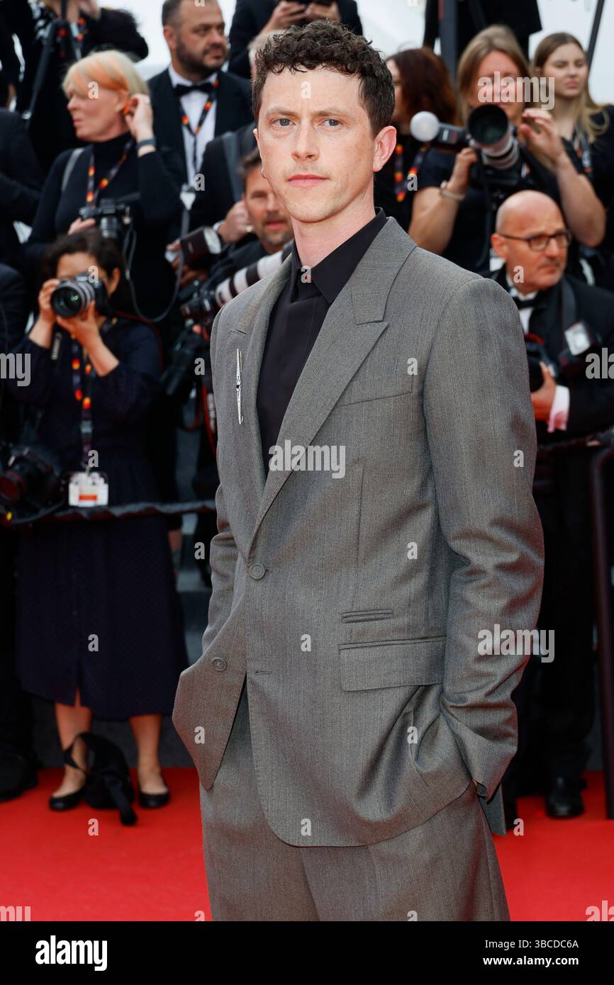 Finnegan Oldfield poses for photographers upon arrival at the premiere ...