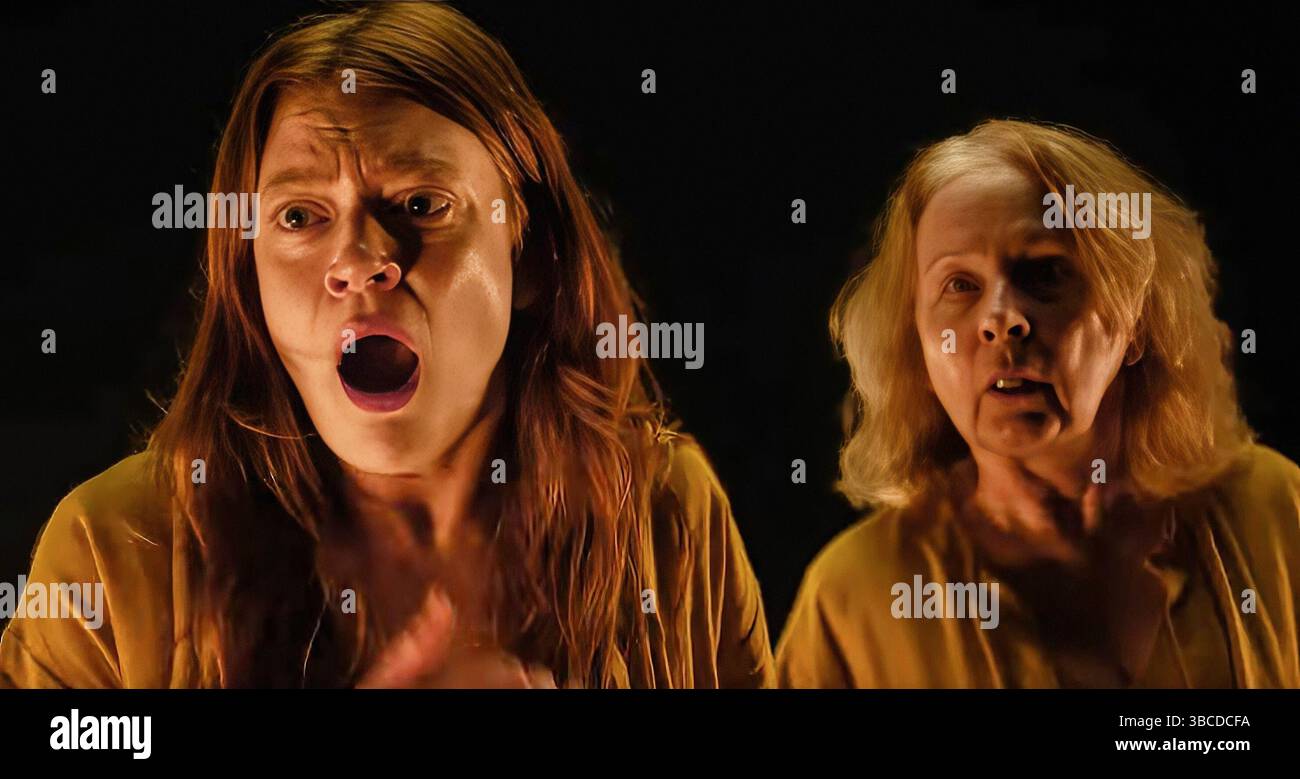 THE SURRENDER, from left: Colby Minifie, Kate Burton, 2025. © Shudder ...