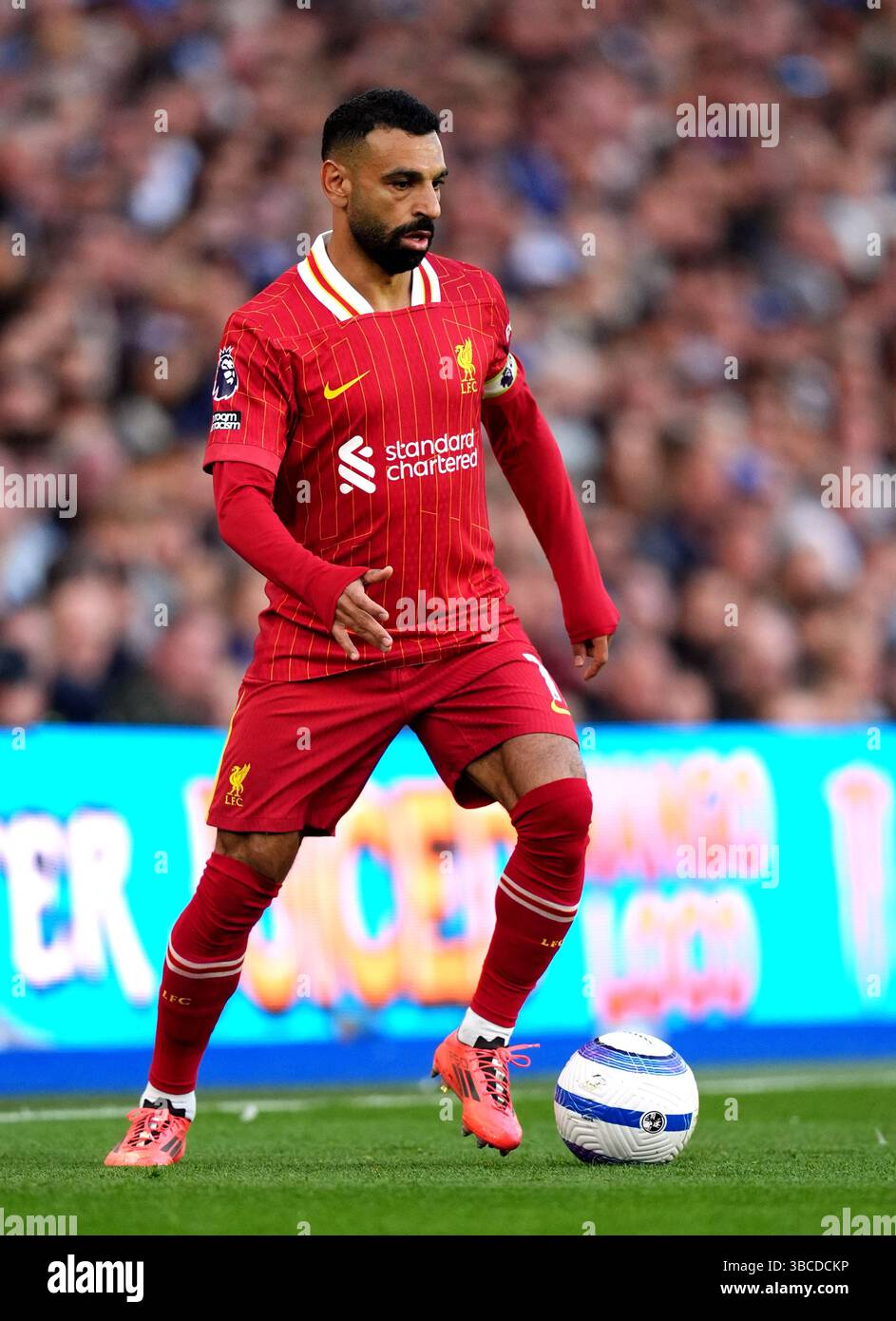 Liverpool's Mohamed Salah during the Premier League match at the ...