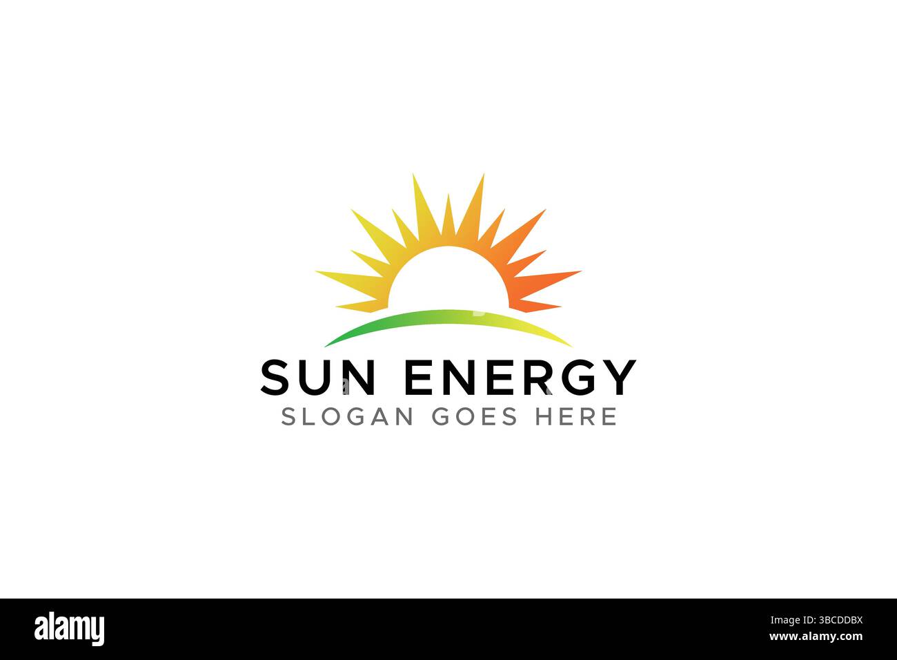 Sun Energy Abstract Business Logo Stock Vector Image & Art - Alamy