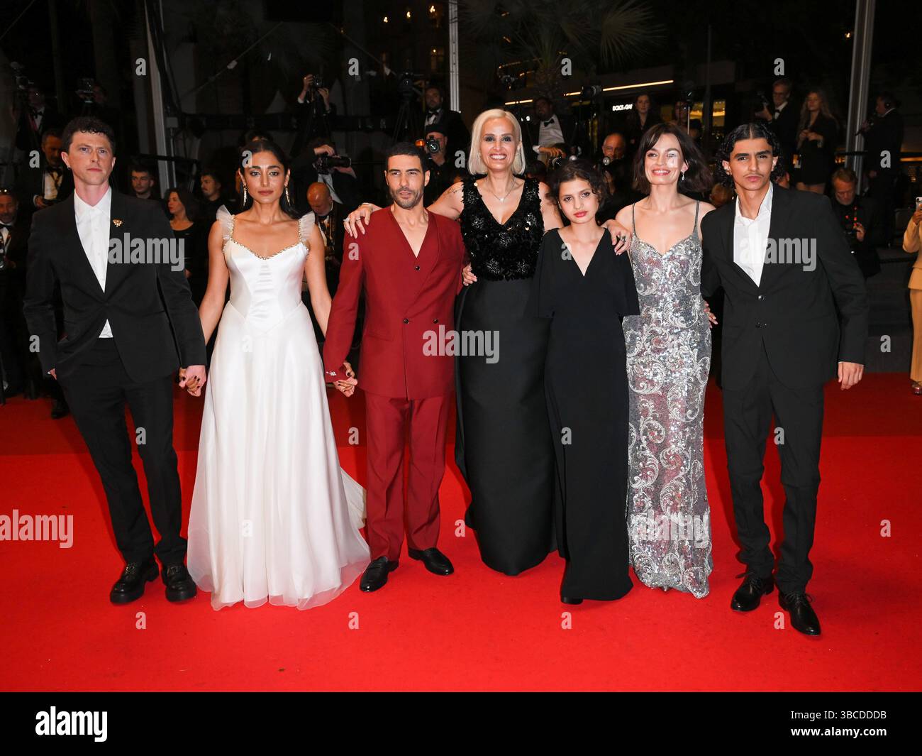 Cannes, Italy. 20th May, 2025. evening 7 - red carpet of the film Alpha ...