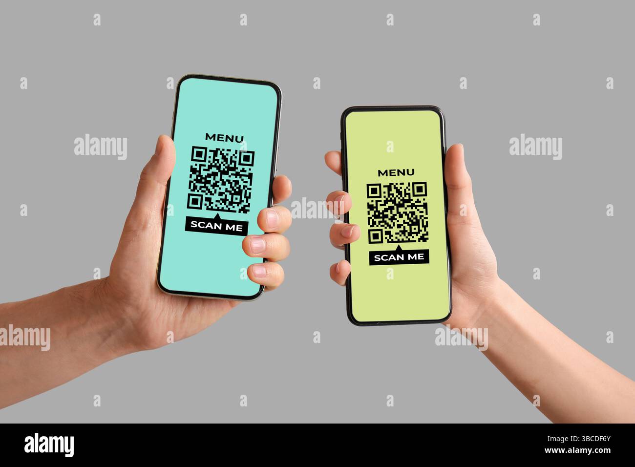 Hands scanning barcode on hi-res stock photography and images - Alamy