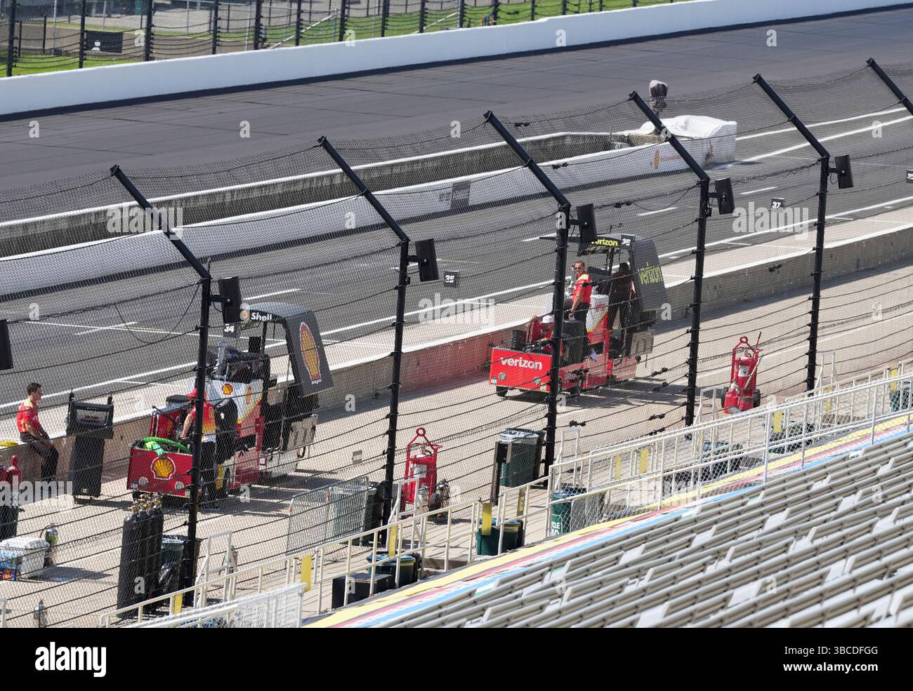 INDIANAPOLIS, IN - MAY 19: As a result of a penalty handed down by ...