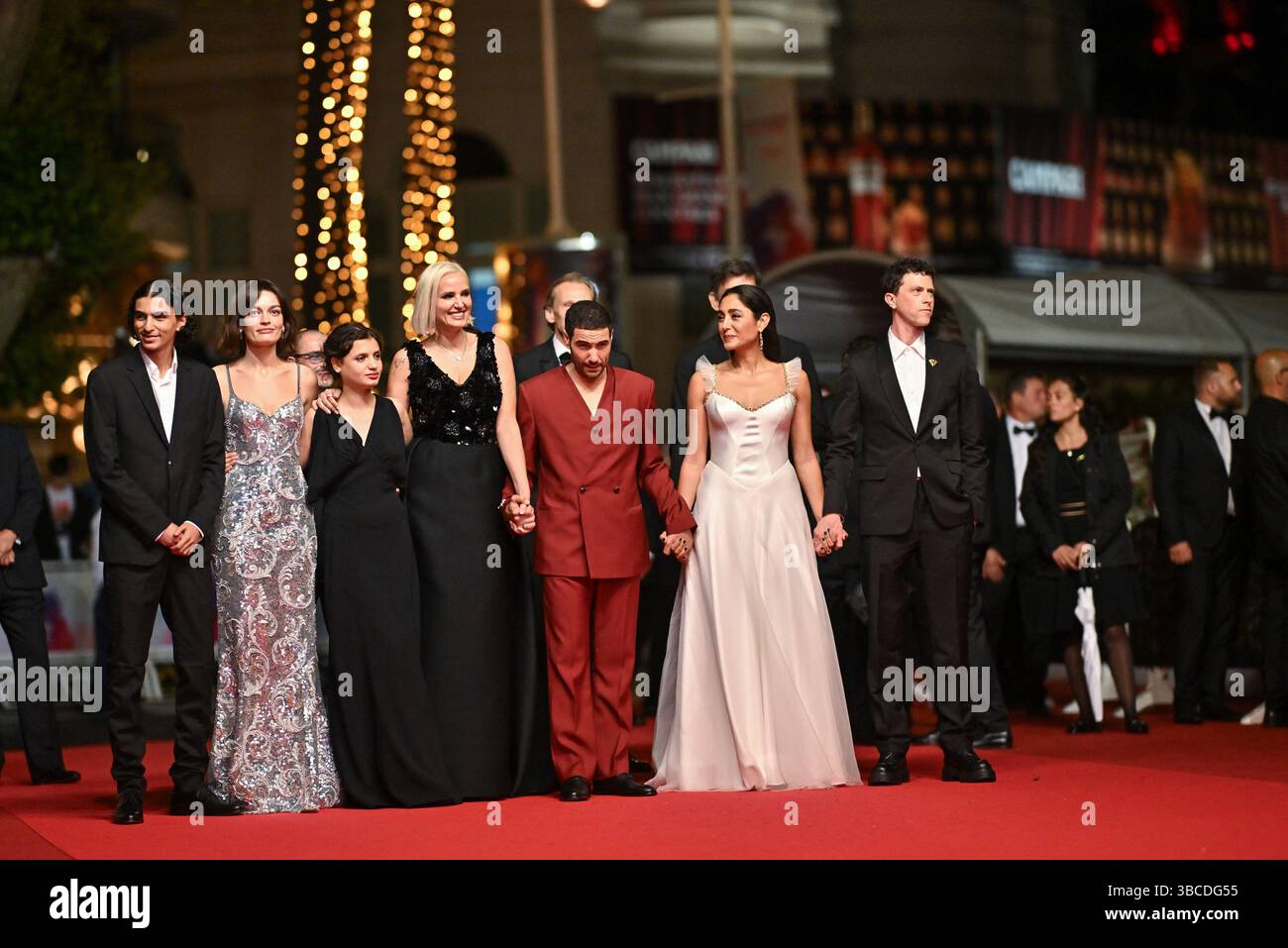 Cannes, France. 19th May, 2025. Louai El Amrousy, Emma Mackey, Mélissa ...