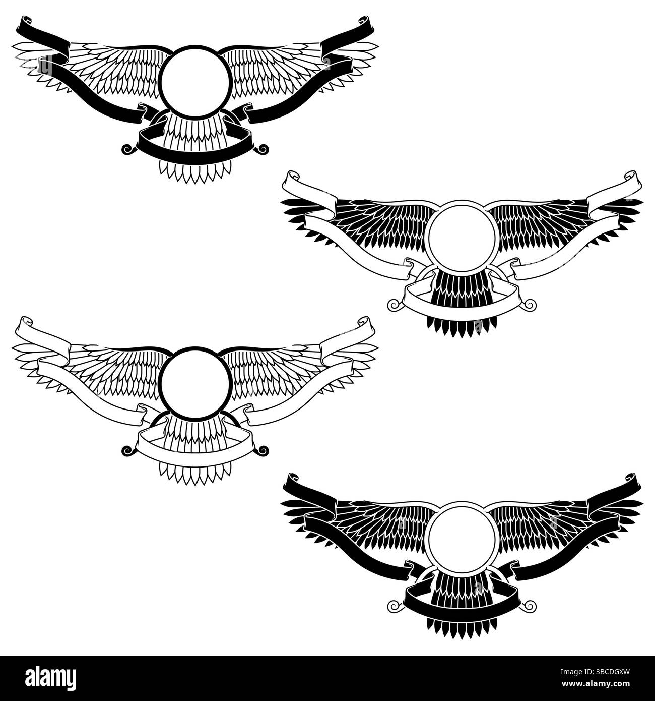 Vector design of Faravahar symbol, symbol of Zoroastrian religion ...
