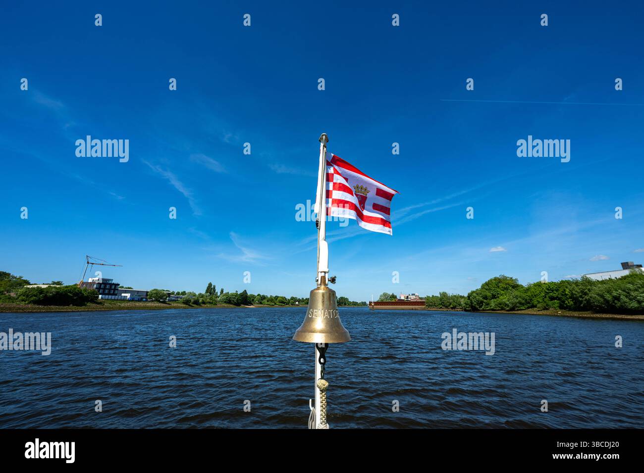Bremen, Schiff MS Senator, ehemalige Senatsbarkasse, auf der Weser 11. ...