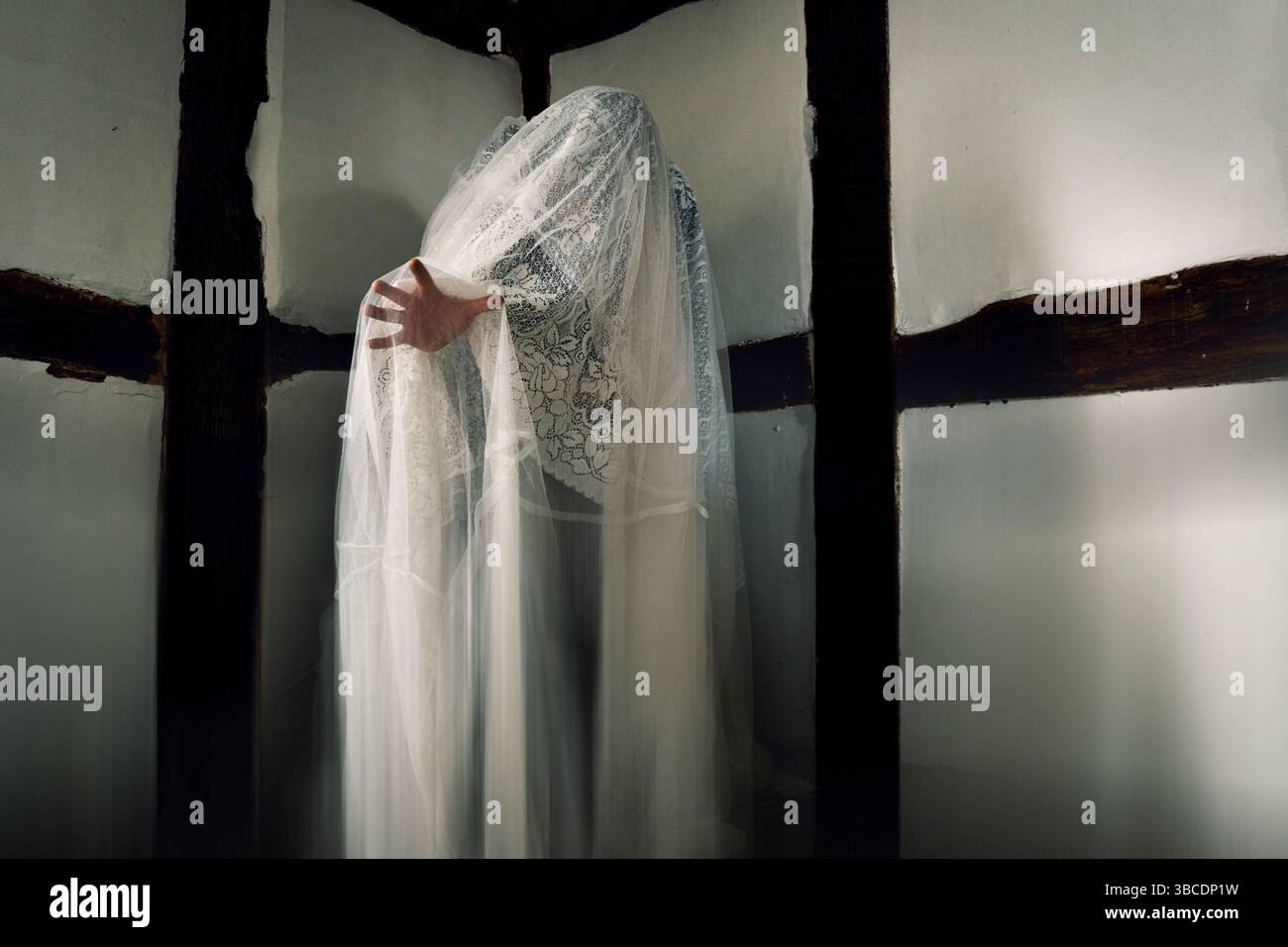 Horror concept shrouded ghost hi-res stock photography and images - Alamy