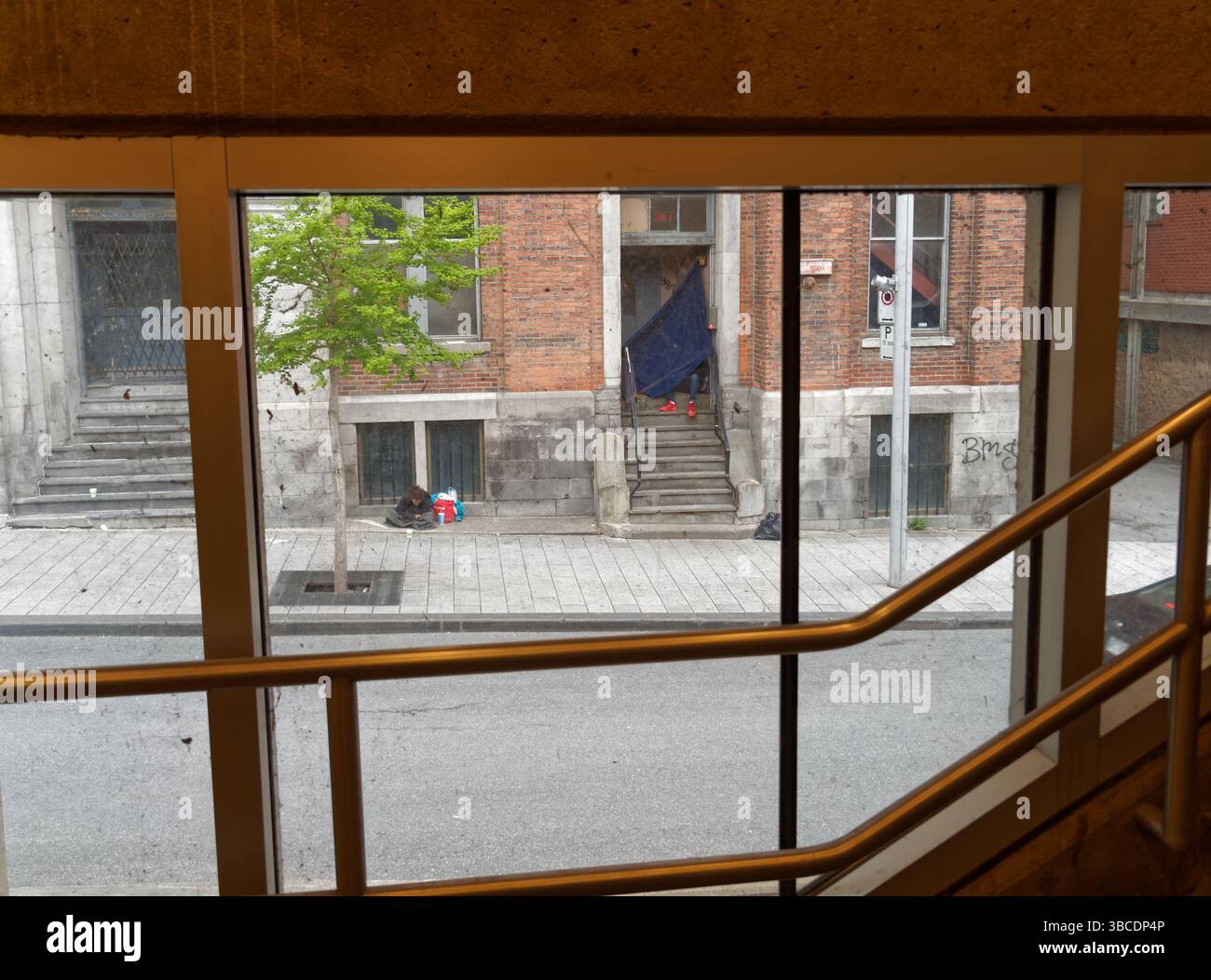 Montreal homeless in downtowm Montreal,Quebec,Canada Stock Photo - Alamy