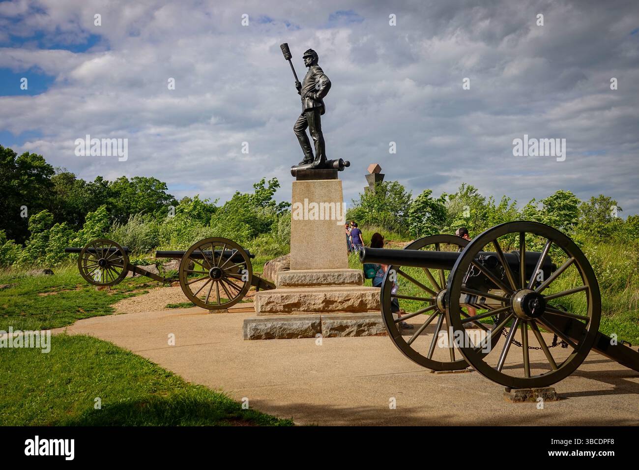 USA Pennsylvania Gettysburg National Military Park Monument to the 4th ...