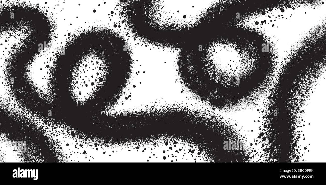 Abstract grunge lines background. Graphic Pattern with Wavy Lines in ...