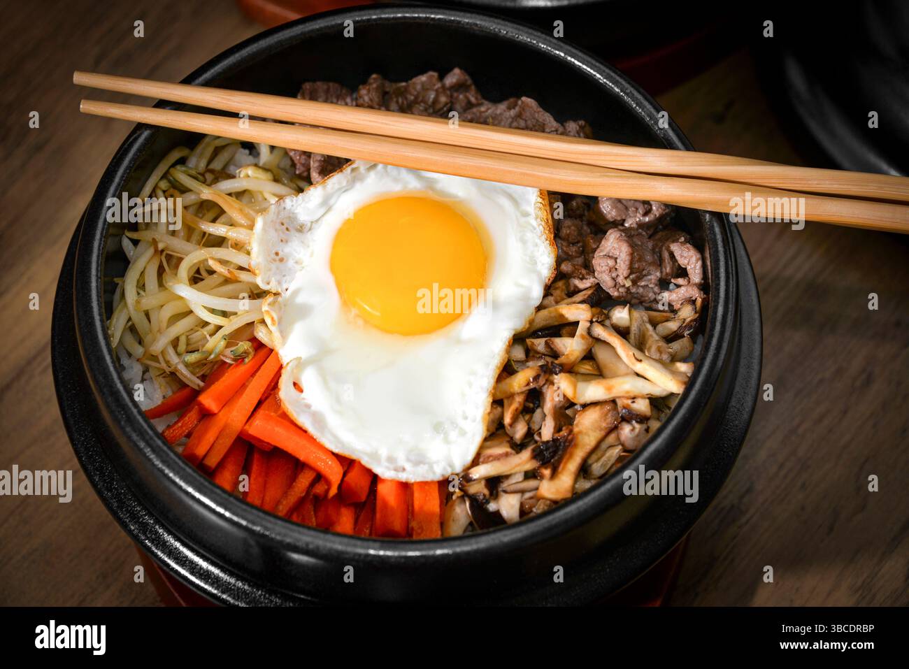 Delicious korean food bibimbap hi-res stock photography and images - Alamy