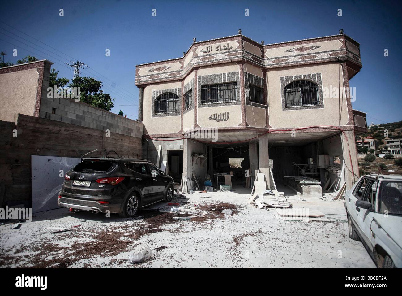 Salfit, Palestine. 19th May, 2025. A Palestinian home destroyed by the ...