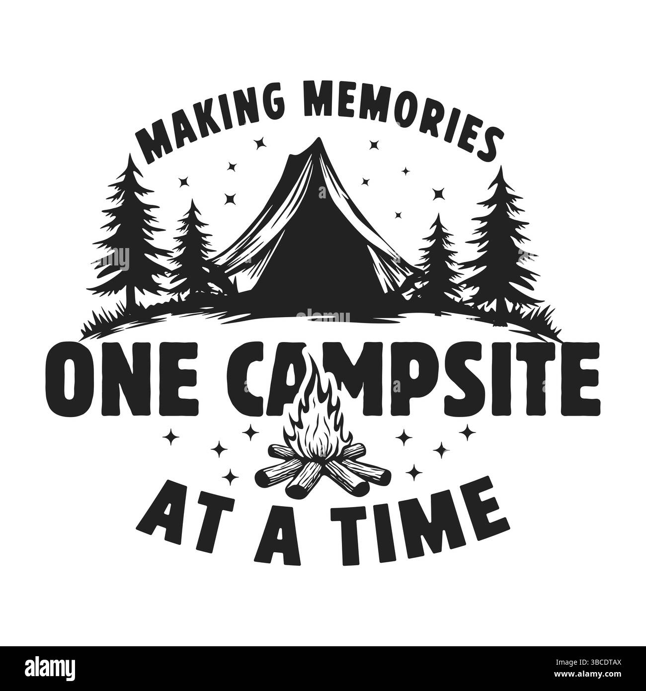 Making Memories One Campsite At a Time svg, Camping Svg, Camper Svg, Funny Camping Svg, Making ...