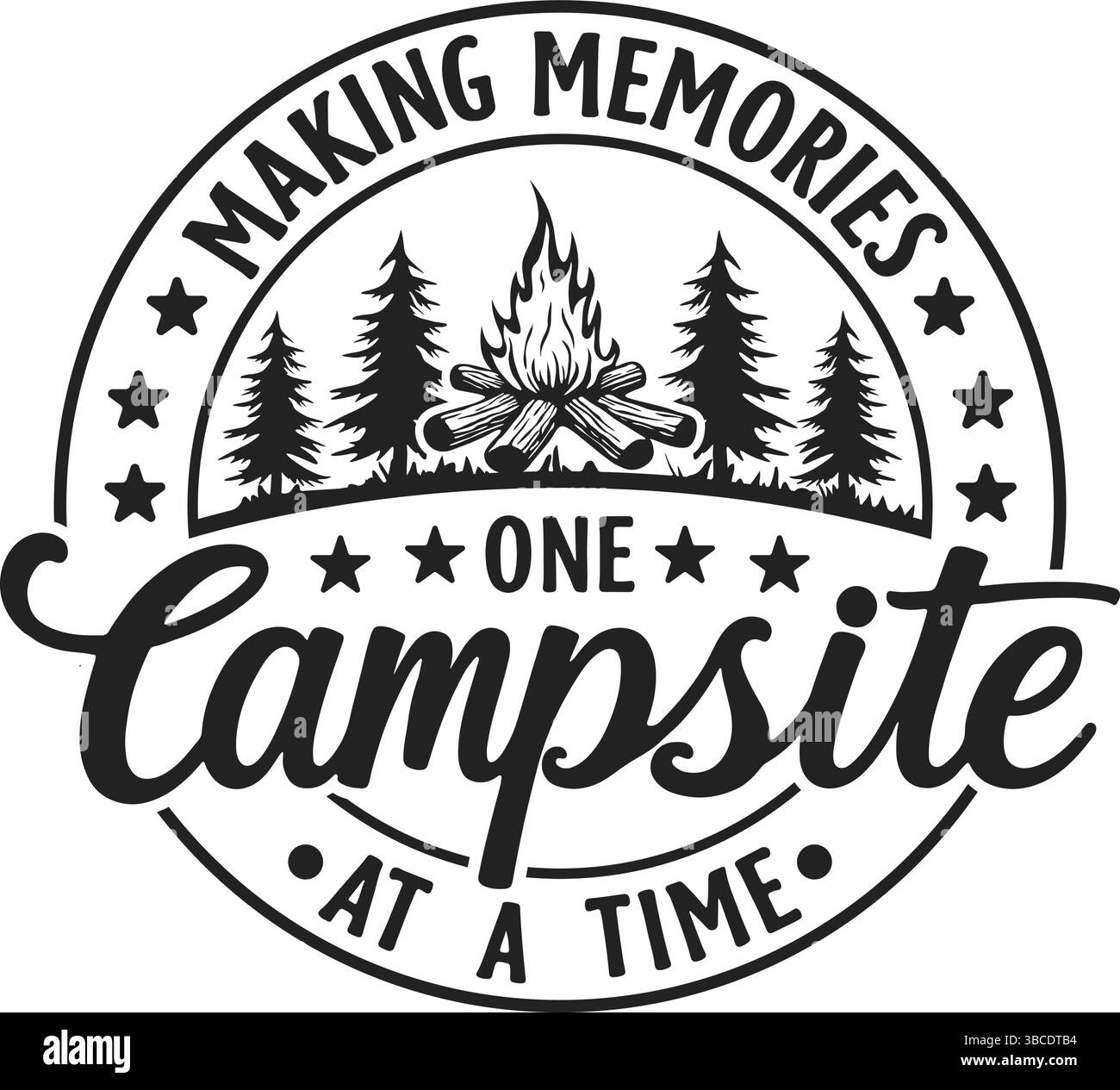 Making Memories One Campsite At a Time svg, Tent camping SVG, Camping Svg, Camper Svg, Making ...