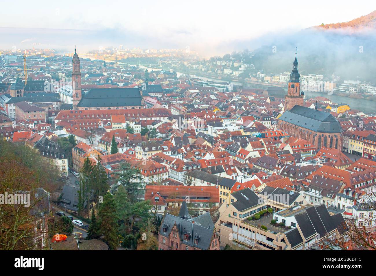 Medieval and traditional architecture of the old town village in ...