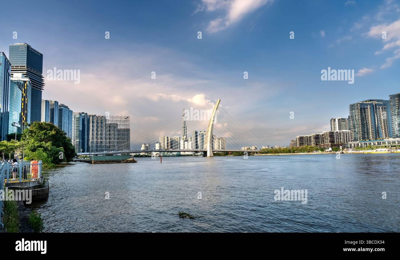 Ho Chi Minh City, Vietnam - April 13, 2025: District 1 Center Ho Chi ...