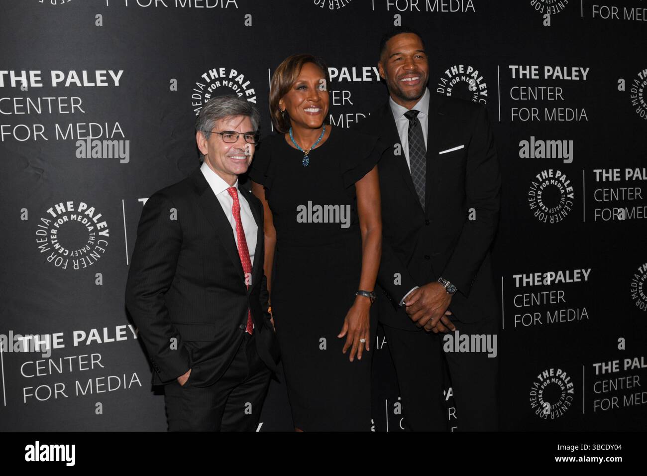 New York, USA. 19th May, 2025. (L-R) George Stephanopoulos, Robin ...