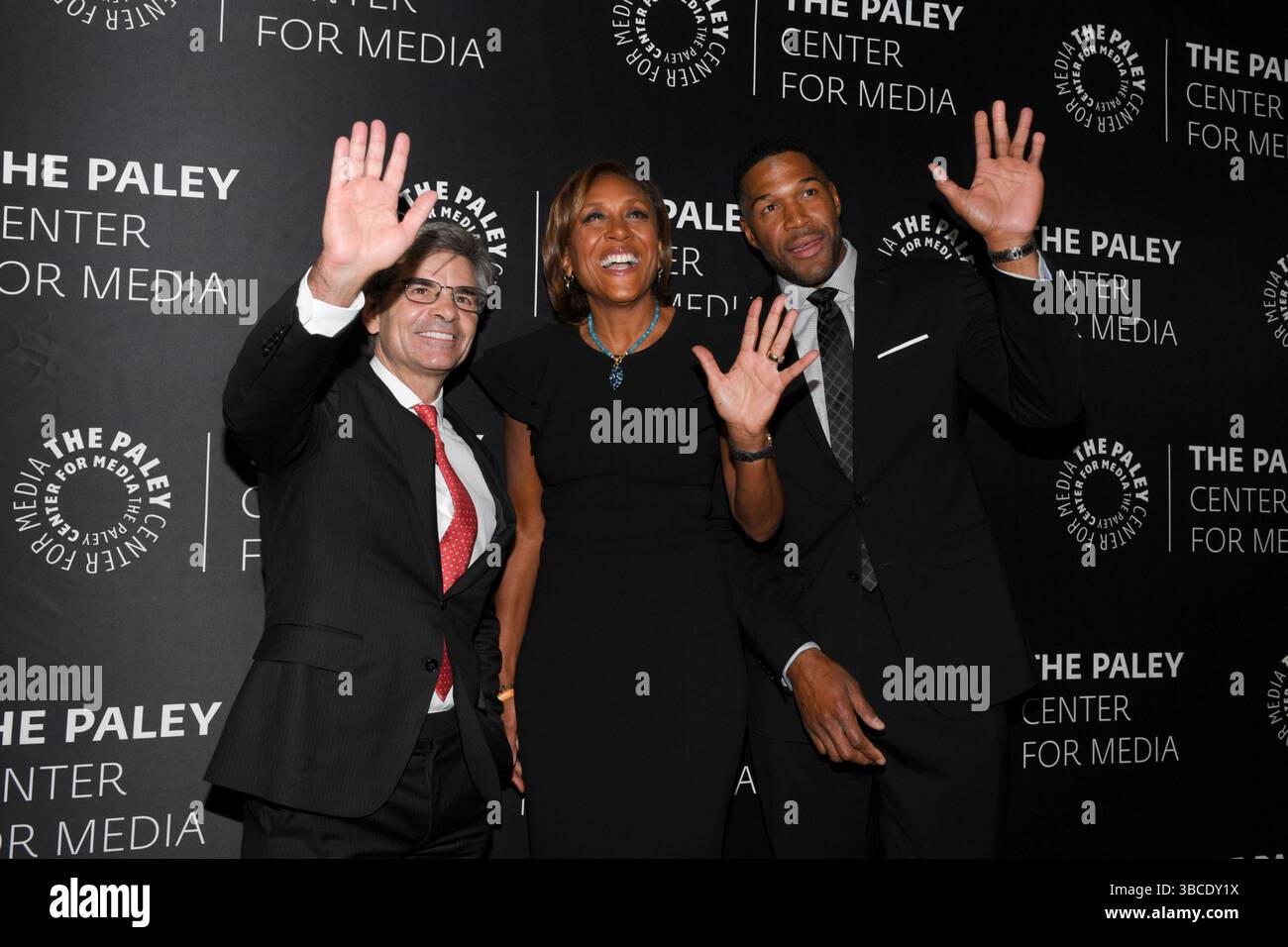New York, USA. 19th May, 2025. (L-R) George Stephanopoulos, Robin ...