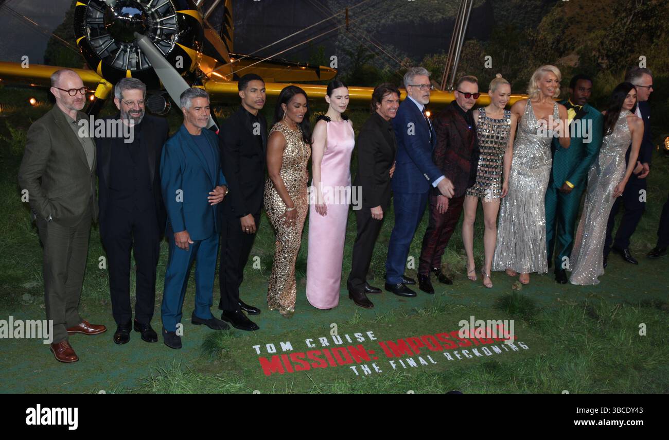 London, UK. L-R: Mark Gatiss, Rolf Saxon, Esai Morales, Greg Tarzan ...