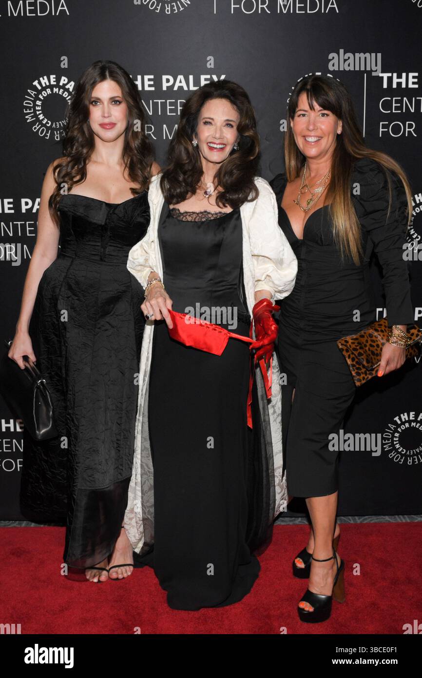 New York, USA. 19th May, 2025. (L-R) Jessica Altman, Lynda Carter and ...