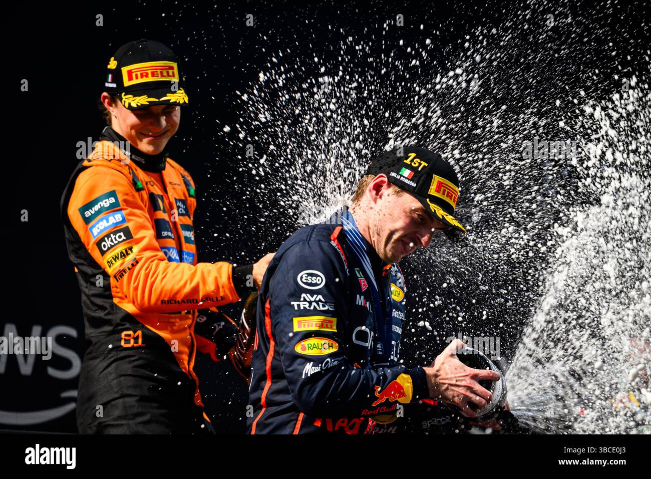 Imola, Italy. 18th May, 2025. McLaren F1 Team's Australian driver Oscar ...