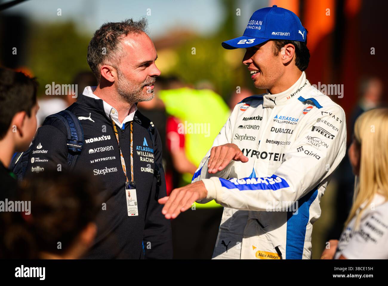 Imola, Italy. 18th May, 2025. Atlassian Williams Racing's Thai driver ...