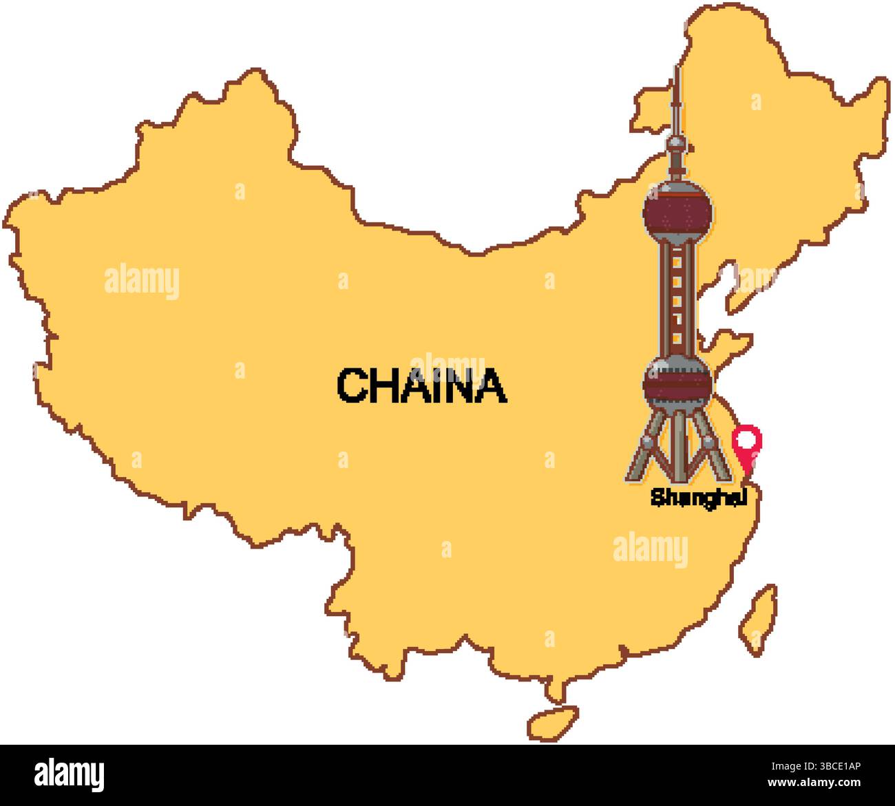 Map Of China Showing Shanghai