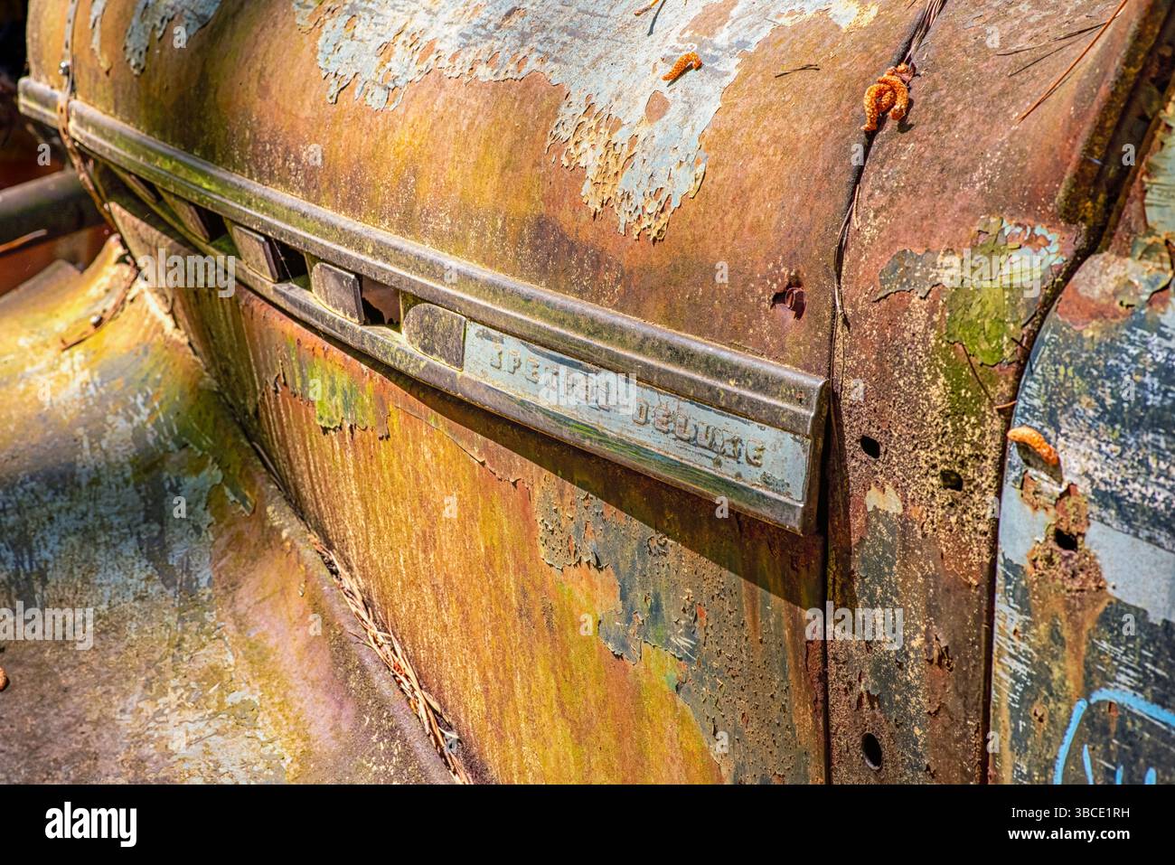 Rusted special deluxe badge hi-res stock photography and images - Alamy