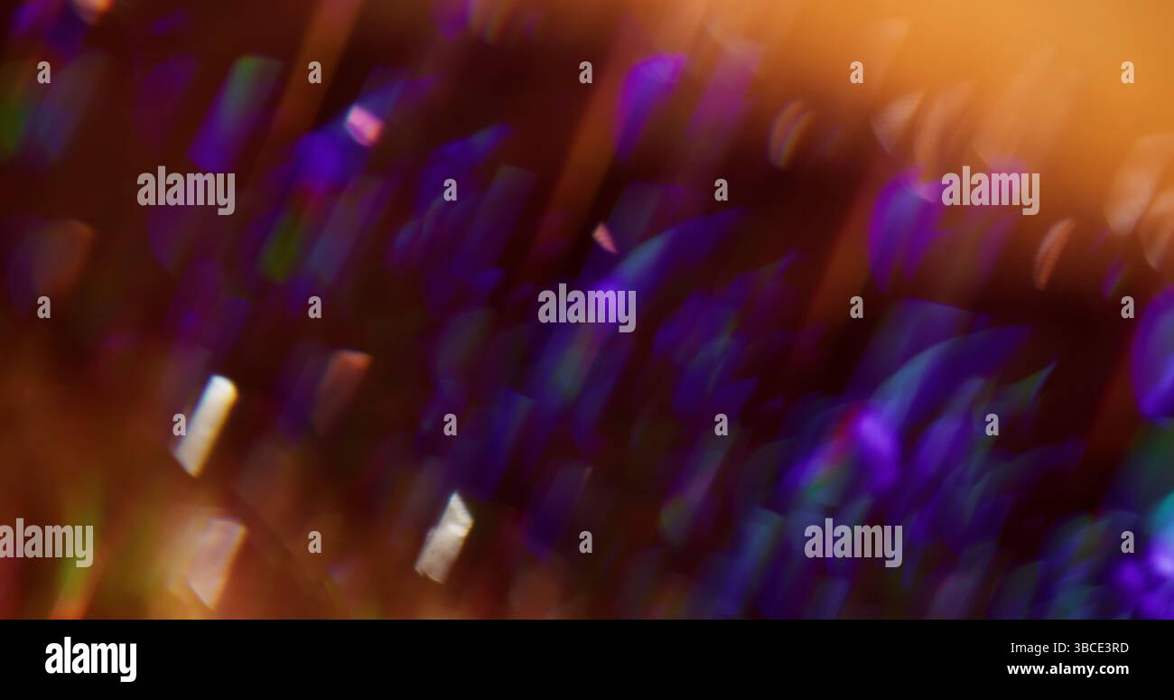 Crystal radiance. Blur sparkle. Multicolored particles lens flare ...