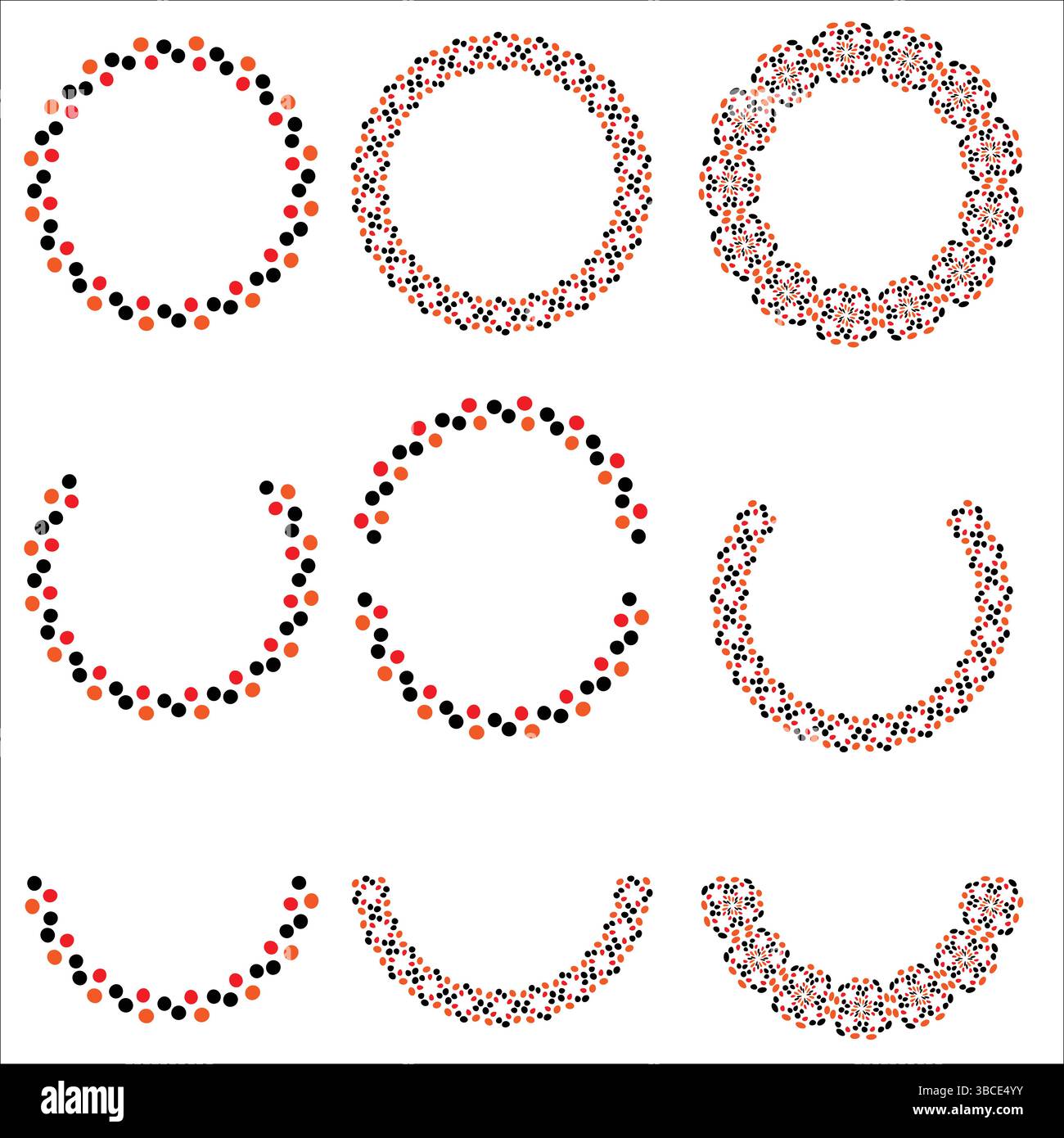 Greenery circle Stock Vector Images - Alamy