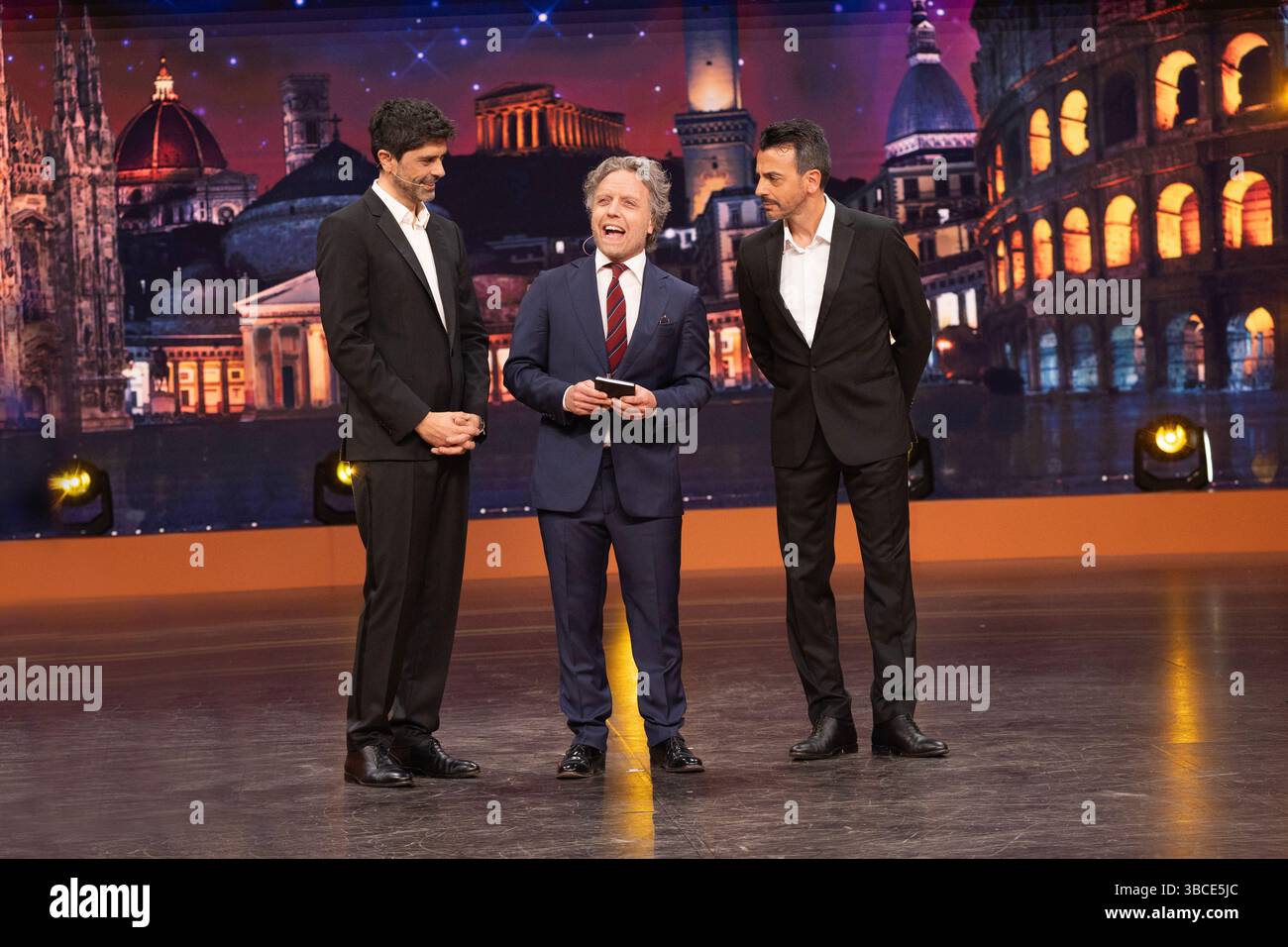 Naples, Italy. 09th May, 2025. Luigi Esposito (L), Marco Marzocca (C ...