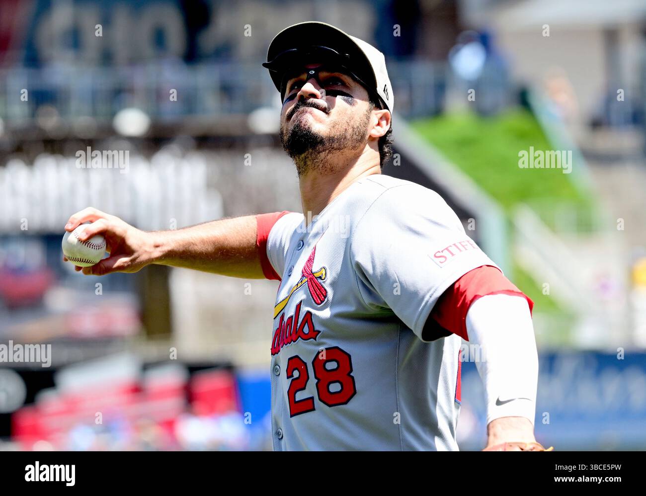 KANSAS CITY, MO - MAY 18: St. Louis Cardinals third baseman Nolan ...