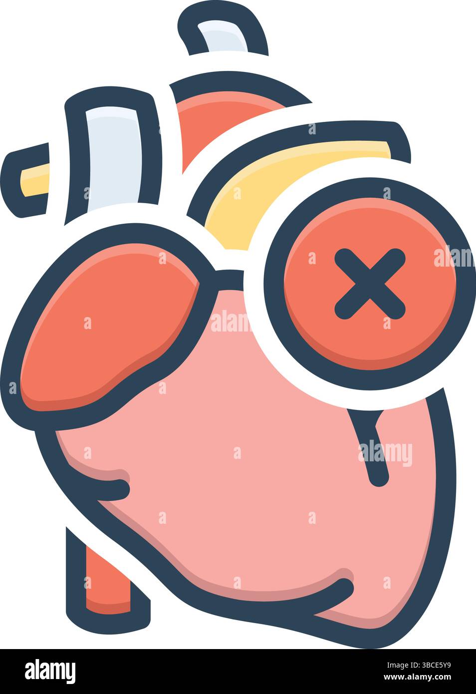 Icon for heart failure, heart Stock Vector Image & Art - Alamy