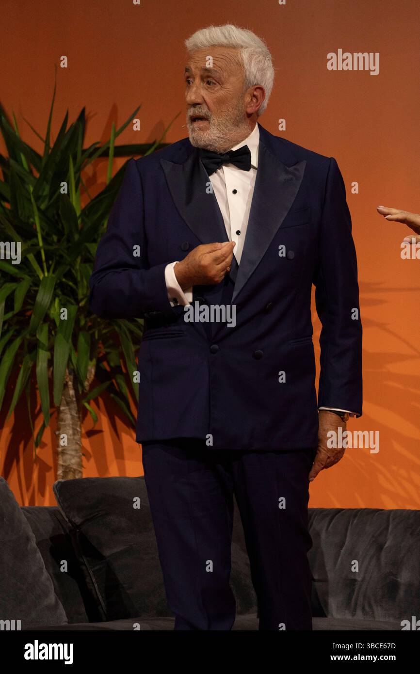 Patrizio Rispo attends the third episode of the comedy show 'Audiscion ...