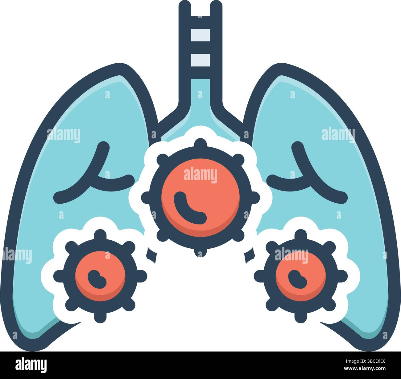 Icon for tuberculosis, infection Stock Vector Image & Art - Alamy
