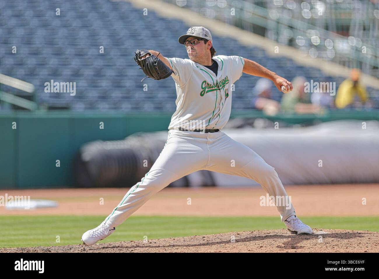 Greensboro, NC: Greensboro Grasshoppers pitcher Julian Bosnic (15 ...