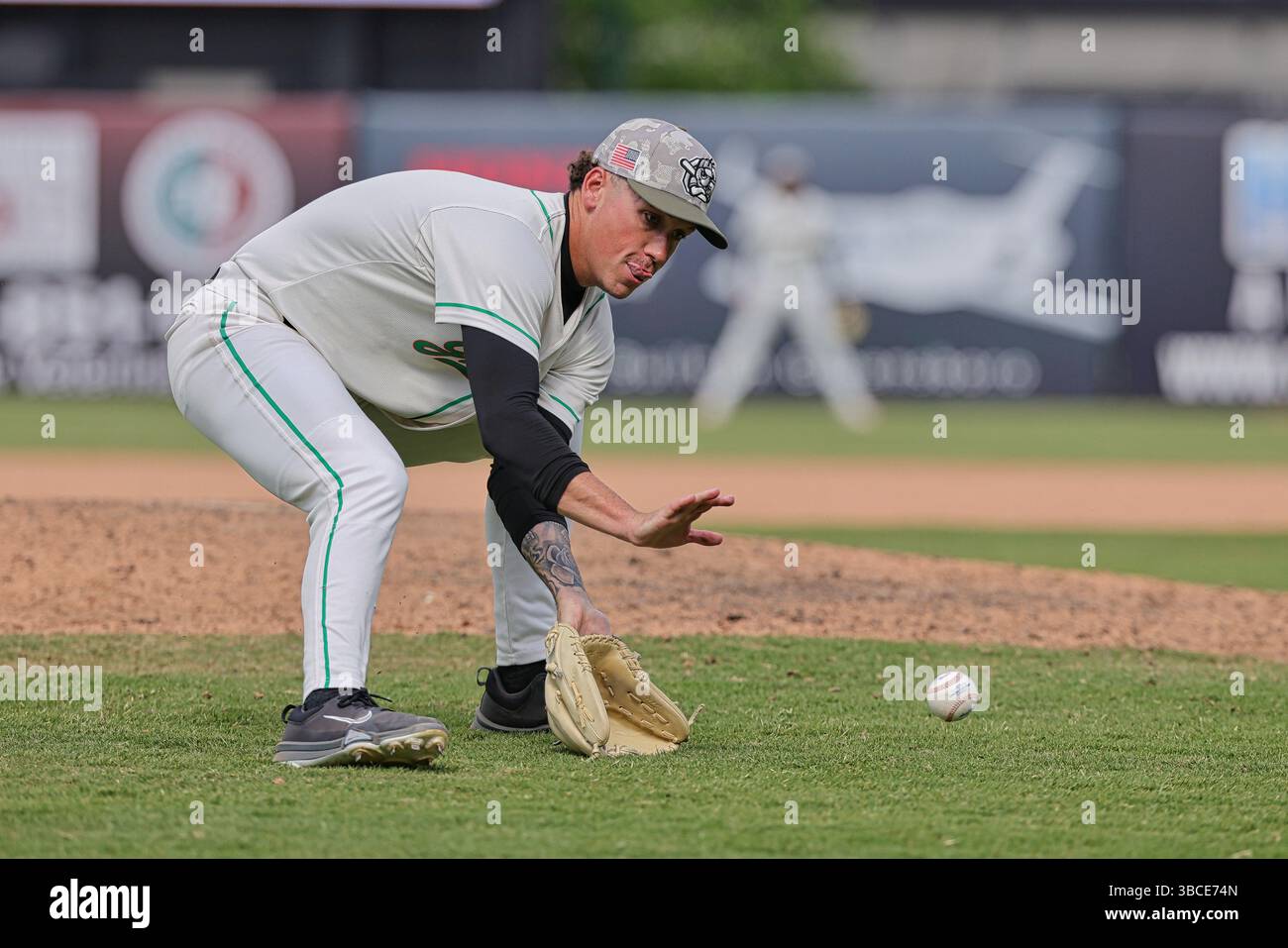 Greensboro, NC: Greensboro Grasshoppers pitcher Jaycob Deese (10 ...