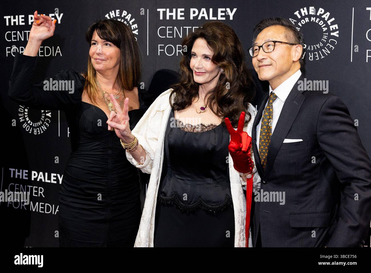 Ny. 19th May, 2025. Patty Jenkins, Lynda Carter, Joe Tsai at arrivals ...