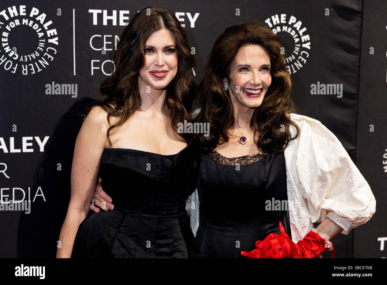 Ny. 19th May, 2025. Jessica Altman, Lynda Carter at arrivals for 2025 Paley Honors, The Ziegfeld ...
