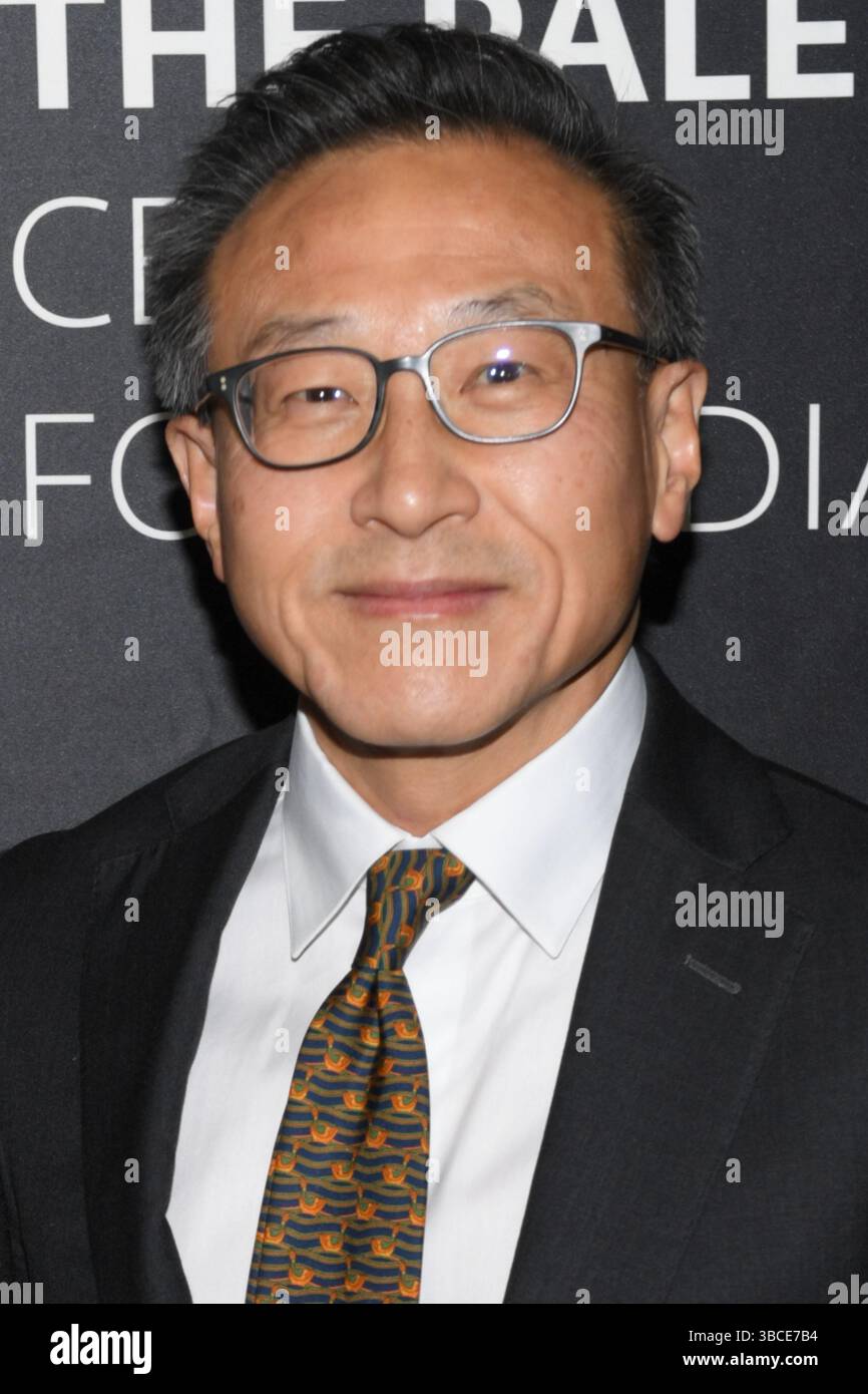 New York, USA. 19th May, 2025. Joe Tsai attends the 2025 Paley Honors ...