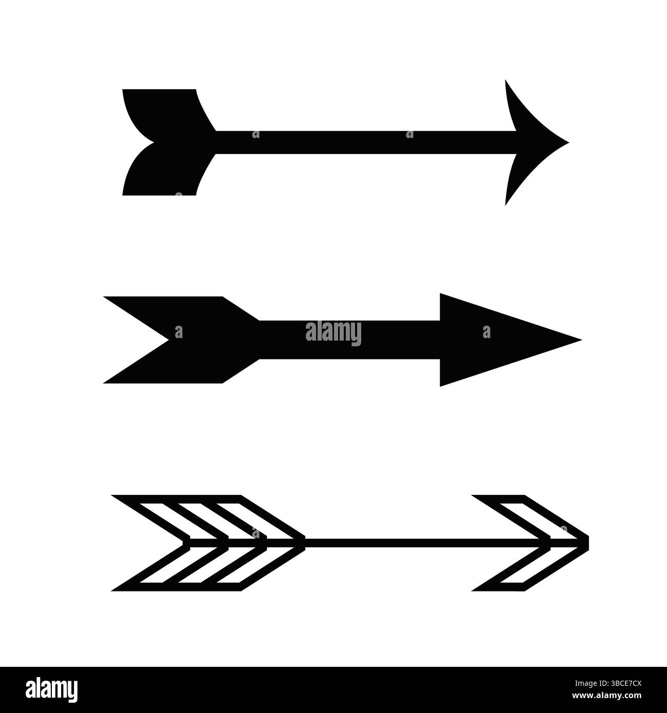 Set retro flat icons Black and White Stock Photos & Images - Alamy