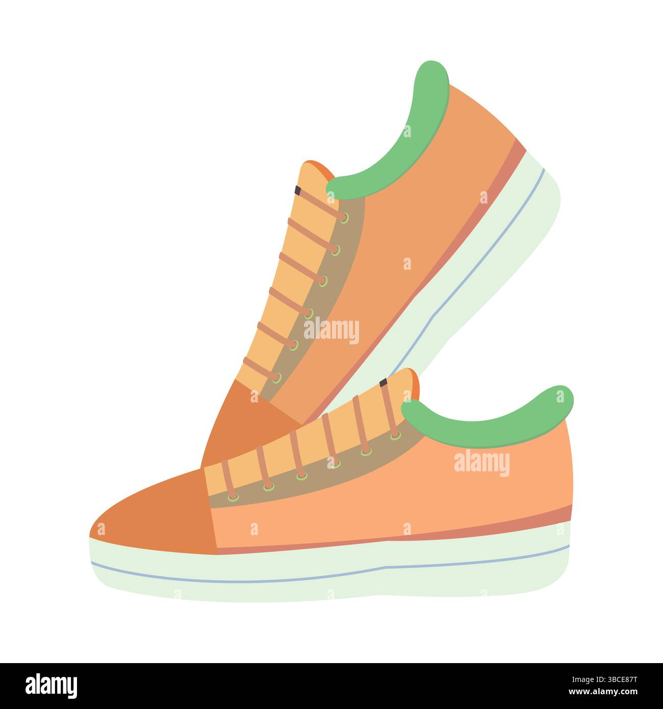 Green and orange socks Stock Vector Images - Alamy