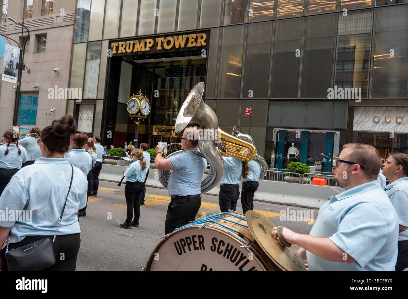 New York, United States. 18th May, 2025. Celebrants march in the Israel ...
