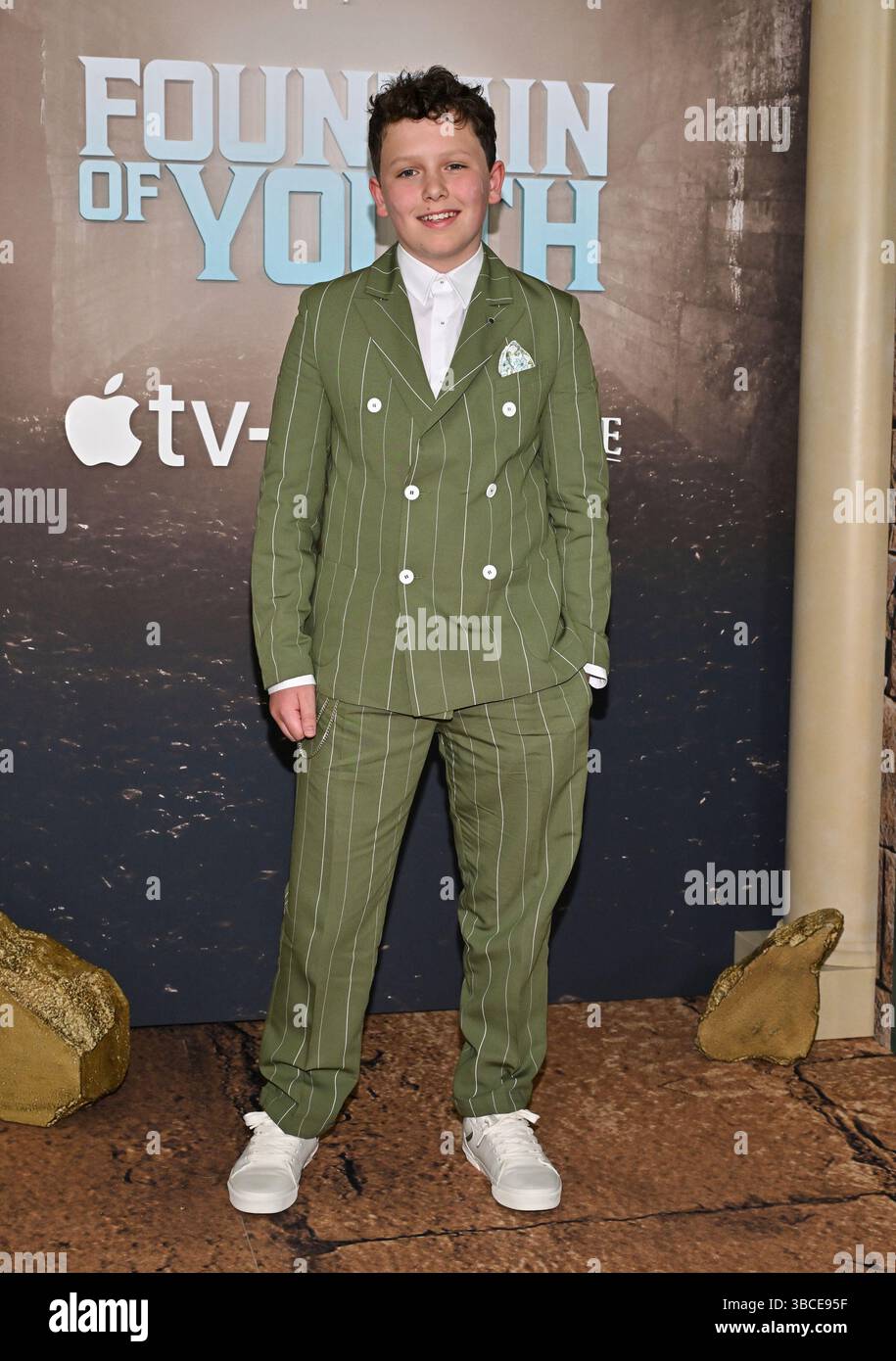 Benjamin Chivers attends the premiere of "Fountain of Youth" at the ...