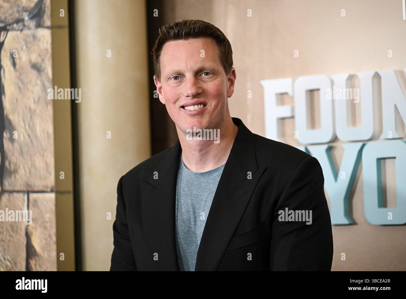 Skydance Media CEO David Ellison attends the premiere of "Fountain of ...