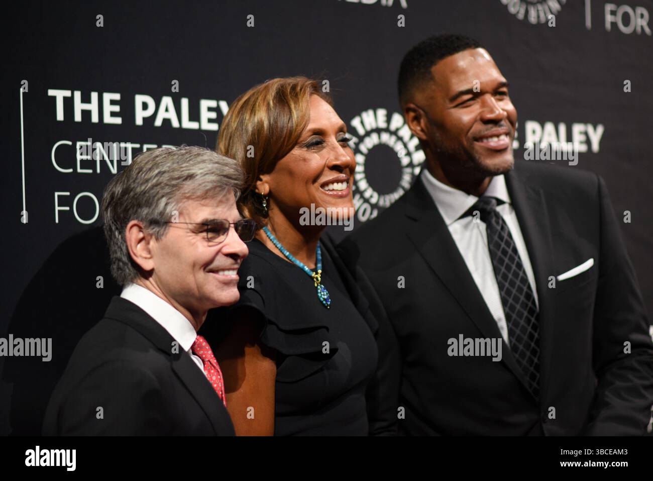 New York, USA. 19th May, 2025. (L-R) George Stephanopoulos, Robin ...