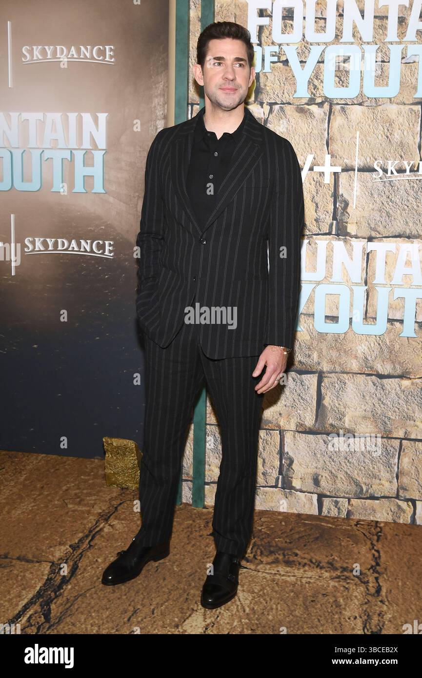 New York, USA. 19th May, 2025. John Krasinski attends Apple's 'Fountain ...